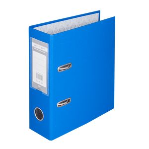 Регистратор односторонний А5 LUX, JOBMAX, ширина торца 70мм, синий ...